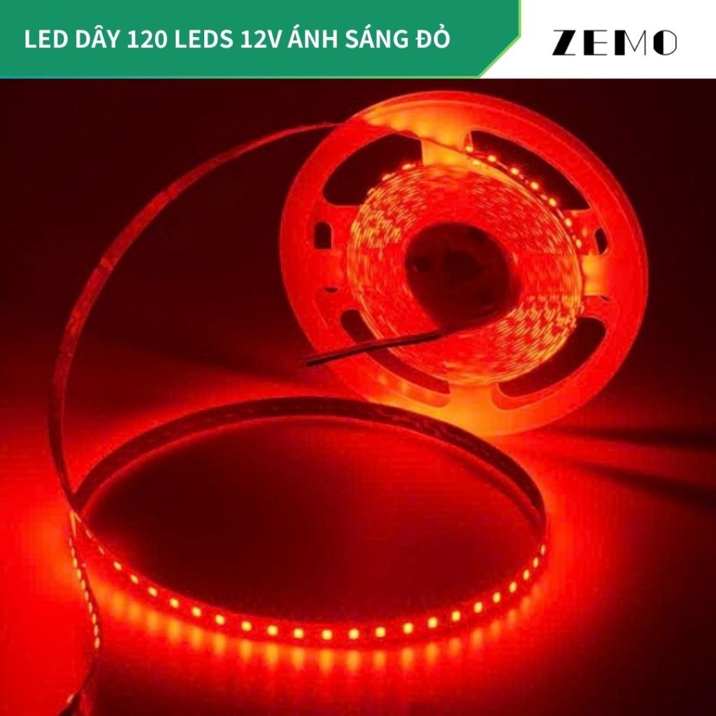 LED Dây 120 Leds 12V Loại Tốt (cuộn 10m) - Zemo